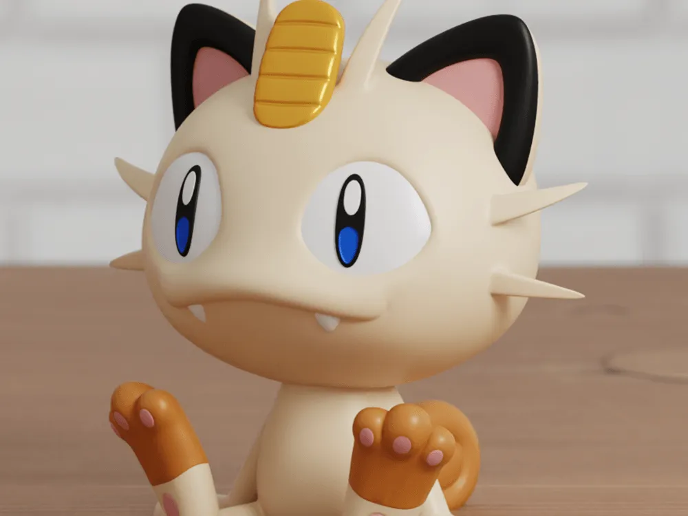 Meowth Full-Color Filament Extravaganza Print Remixed by miaomiao ...