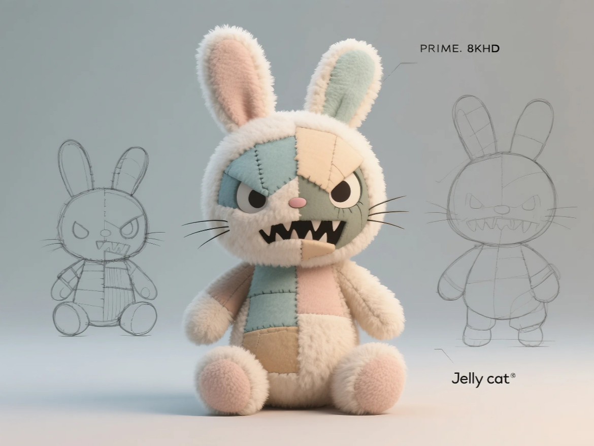 labubu plush toy, Print-in-Place, for A1 mini by why MakerWorld ...