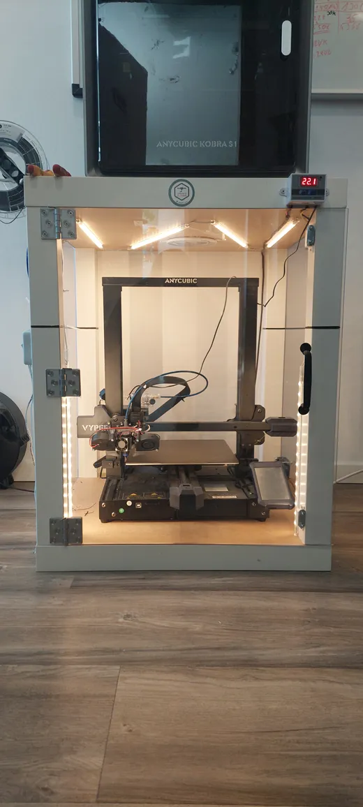 Hinge for door eg 3D printer enclosure by 3D-Green MakerWorld: Download ...