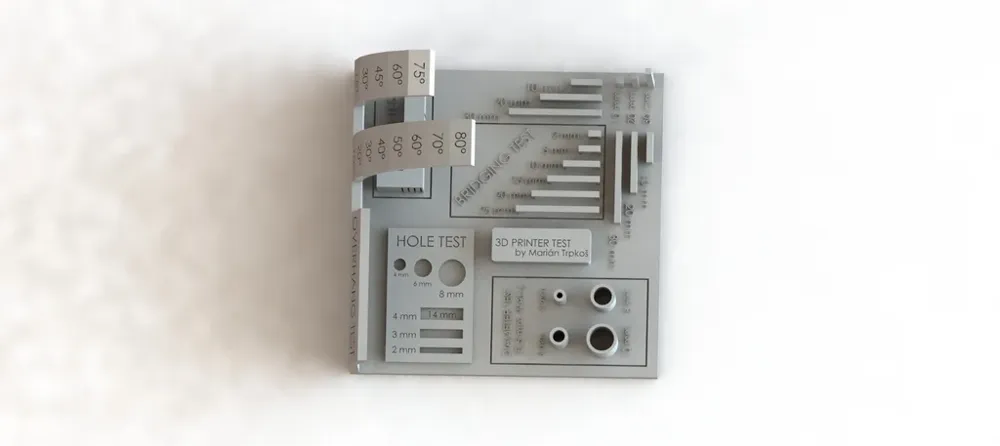 3d printer test - Free 3D Print Model - MakerWorld