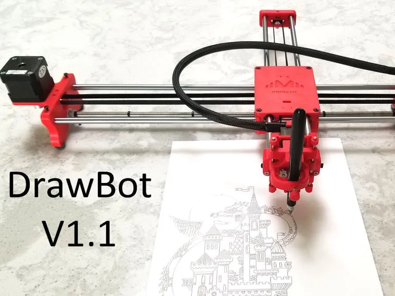 Drawing Robot - Arduino Uno + CNC Shield + GRBL Remixed by kattivik76 ...