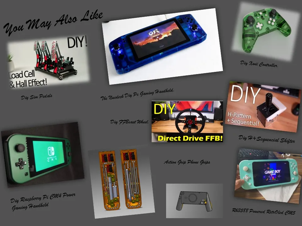 The Nucdeck Open Source Handheld Gaming PC Remixed by Rod.klein ...
