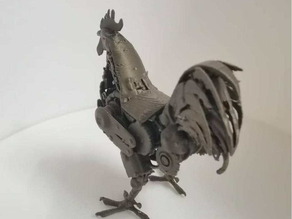 12 Zodiac Animals: Mechanical Rooster by 晓星3d打印 MakerWorld: Download ...