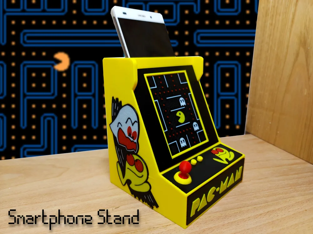 Arcade Pac-Man Smartphone Stand by Savy Maker MakerWorld: Download Free ...
