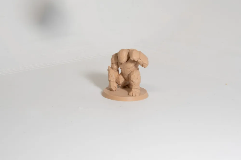 Stone Golem Sentinel – Kneeling Watcher by Loligo MakerWorld: Download ...