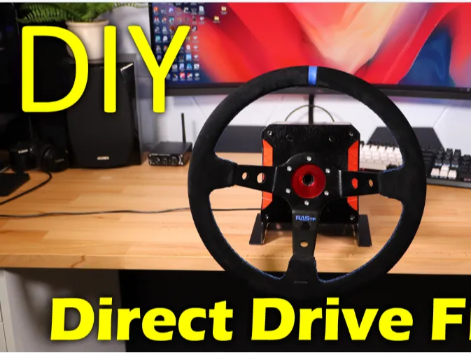 Diy Direct Drive FFBeast Sim Racing Wheel Remixed by Rod.klein ...
