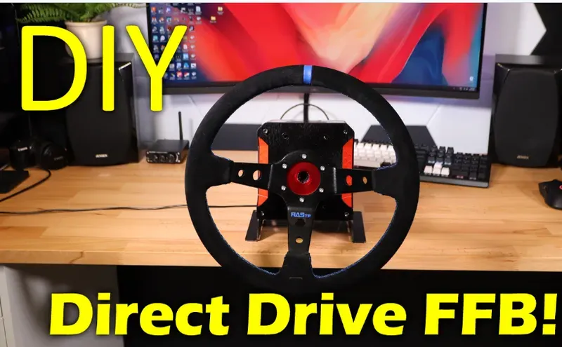 Diy Direct Drive FFBeast Sim Racing Wheel Remixed by Rod.klein ...