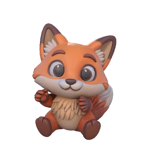 Adorable little fox by user_3400489621 MakerWorld: Download Free 3D Models