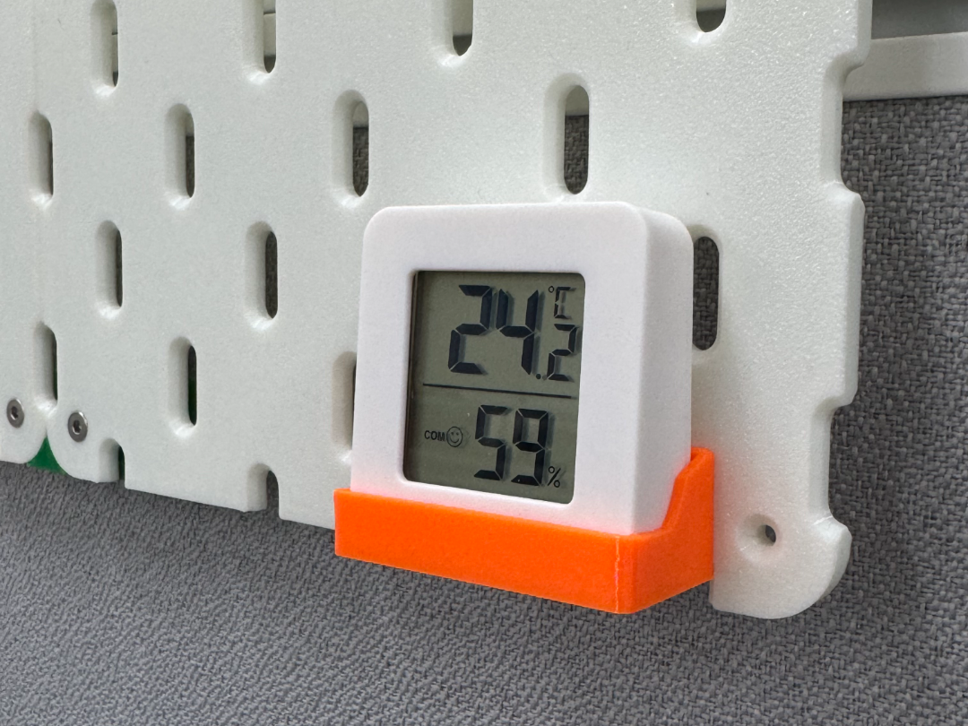 Hygrometer and Thermometer Pegboard Mount by 迪波威 MakerWorld: Download ...