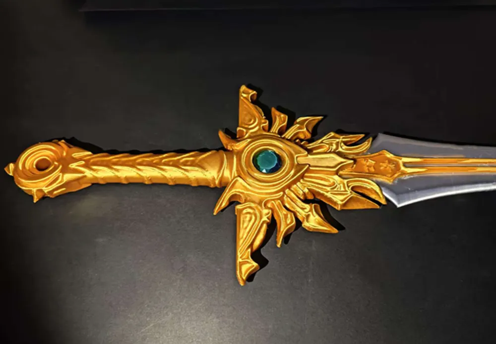 "Green Steel Sword・Glory God of War" by 奥莉莉奥 MakerWorld: Download Free ...