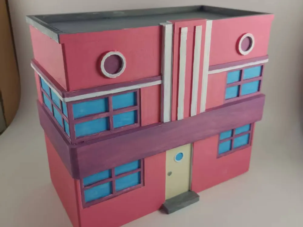 The Simpsons house model cartoon animation scene by 3DPrint@Studio ...