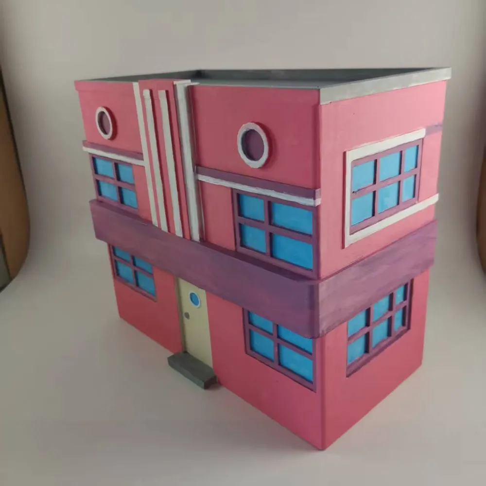 The Simpsons house model cartoon animation scene by 3DPrint@Studio ...