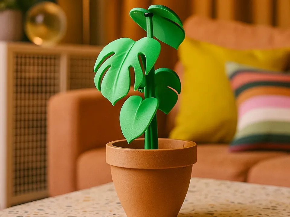 Monstera Pop – Decorative Colorful Plant by LaBotanique3D MakerWorld ...