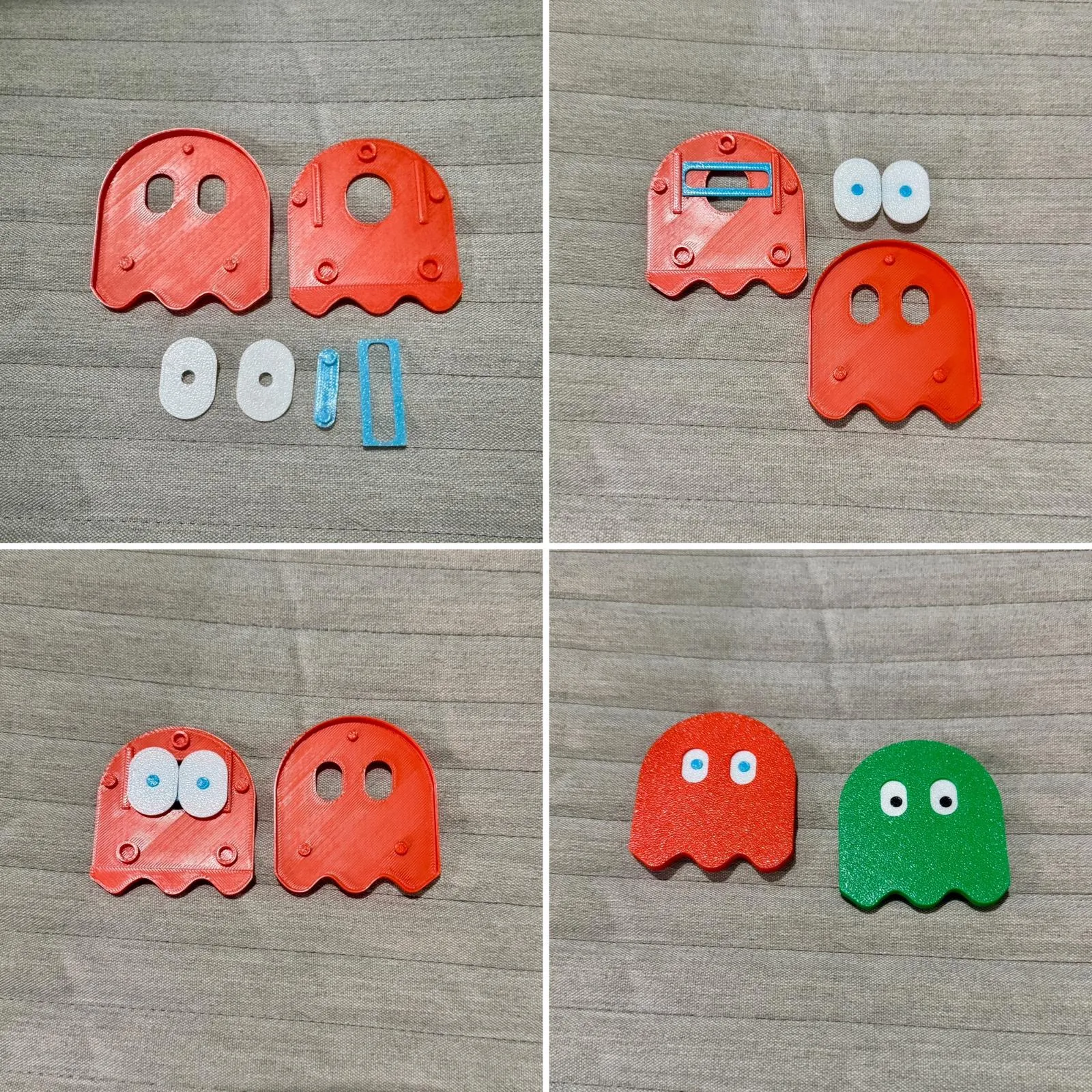 Movable-Eye Pac-Man Ghost - Free 3D Print Model - MakerWorld