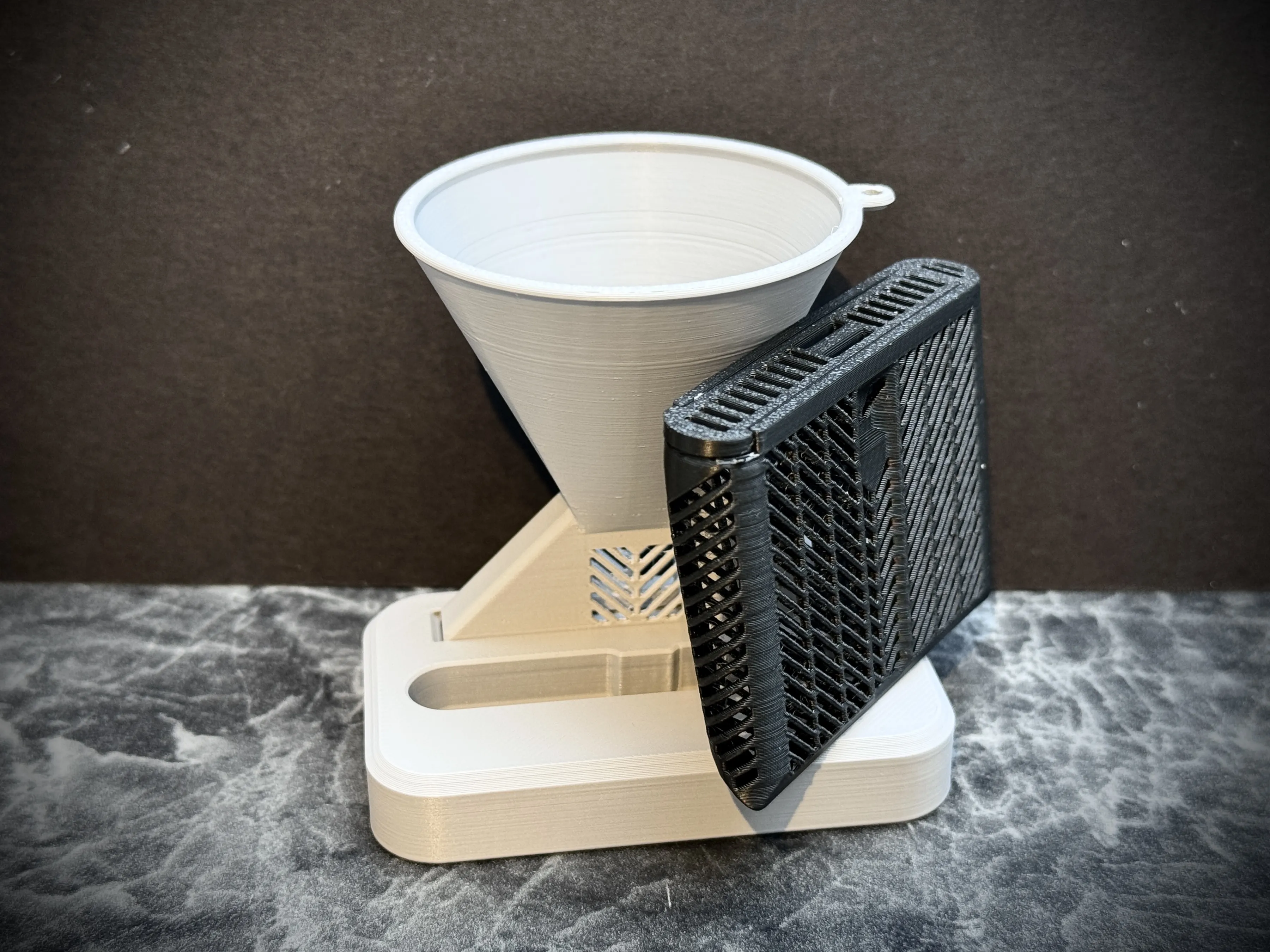 V1 - AMS HT – extended dessicant storage space - Free 3D Print Model ...