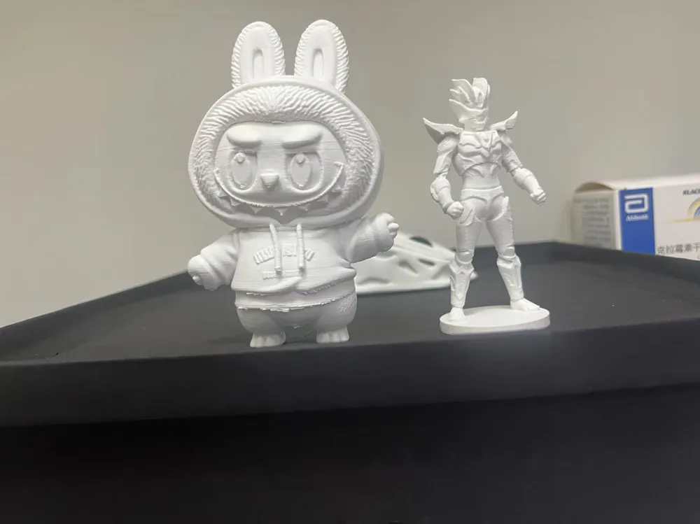 Hooded Labubu Creative White Model Figurine (116mm high) by user ...