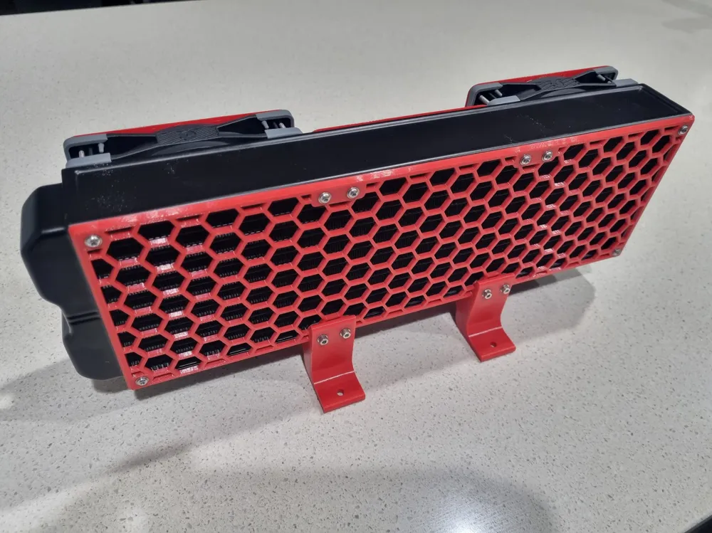 360mm PC radiator mount by IPIND_3D MakerWorld: Download Free 3D Models