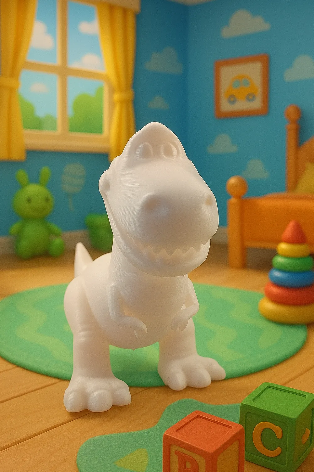 Rex the funny dinosaur - Free 3D Print Model - MakerWorld