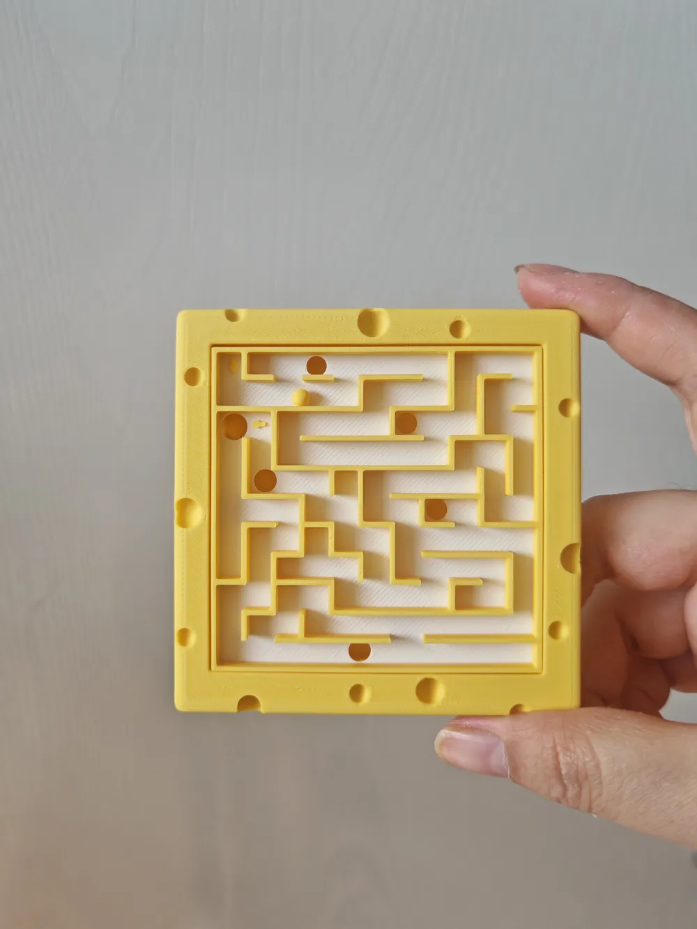 Miniature Handheld Marble Maze, Cute Cheese Marble Maze by moyu ...