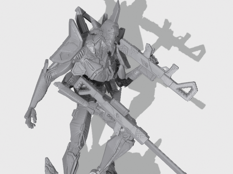 EVA Unit-04 (Four Arms) Remixed by leo MakerWorld: Download Free 3D Models