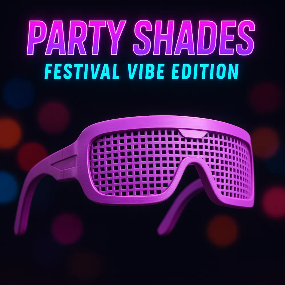 Party Shades by PrintVision MakerWorld: Download Free 3D Models