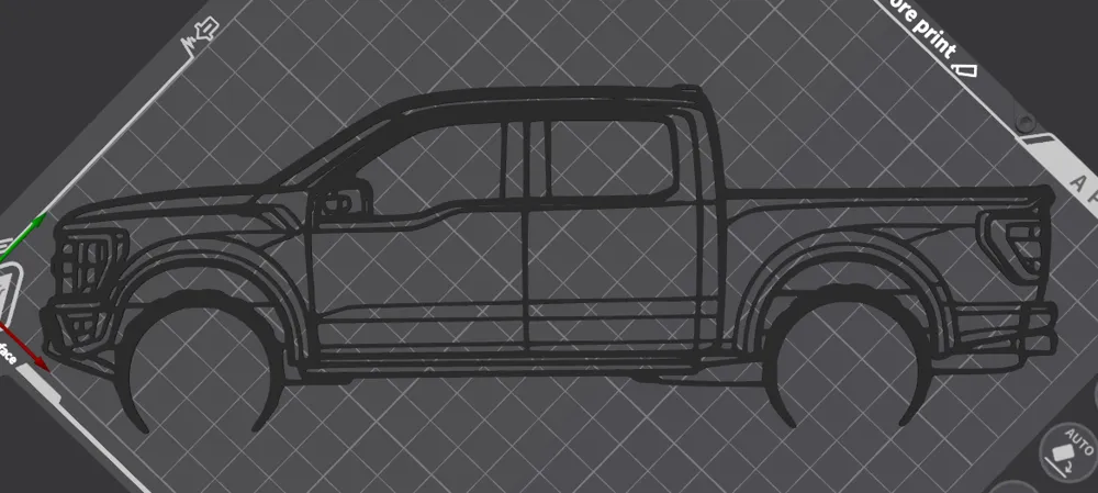 Ford F‑150 Raptor Wall Art by Teo_211 MakerWorld: Download Free 3D Models