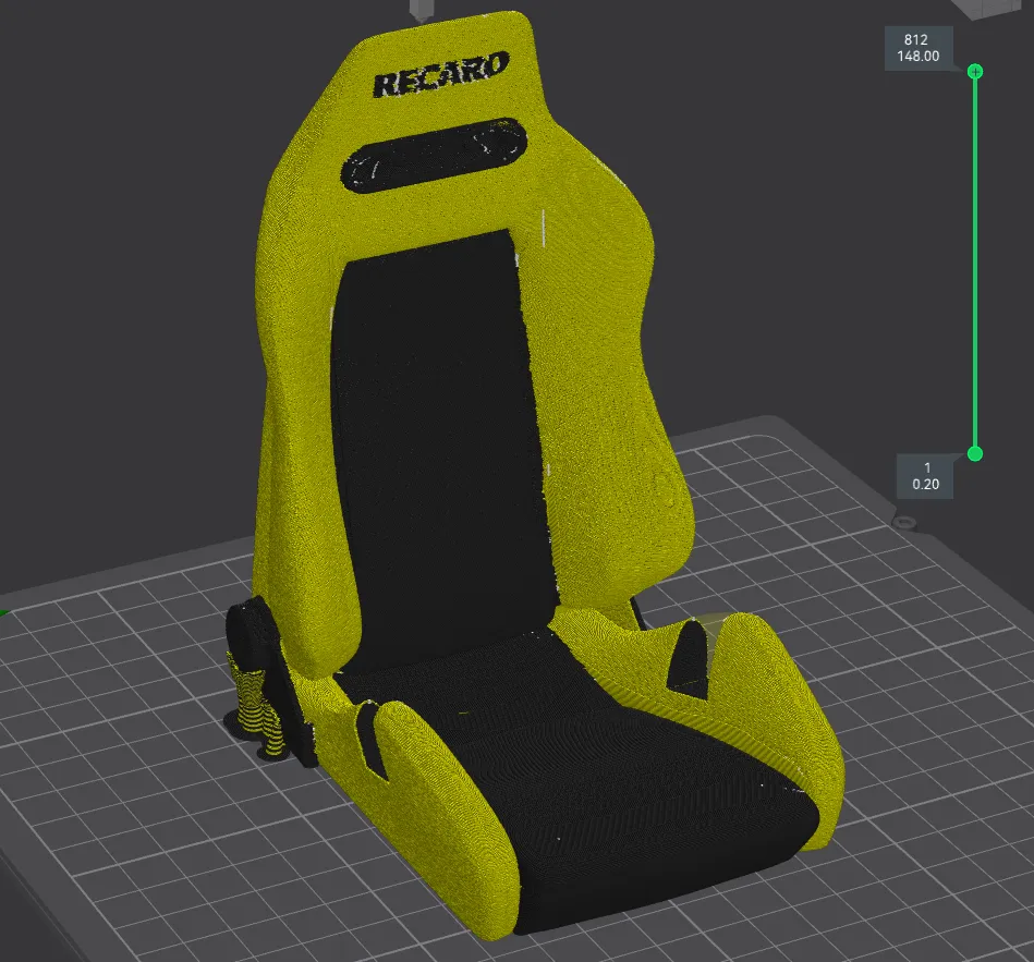 Recaro Speed Phone Holder Version2 - Free 3D Print Model - MakerWorld