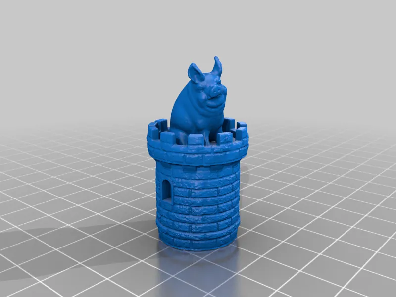 Pig themed Chess pieces Remixed by Haap MakerWorld: Download Free 3D Models