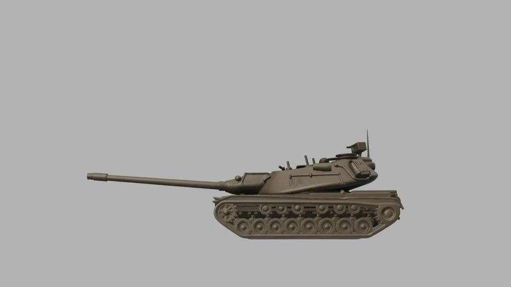 Ultra-Detailed Classic Battle Tank - Free 3D Print Model - MakerWorld