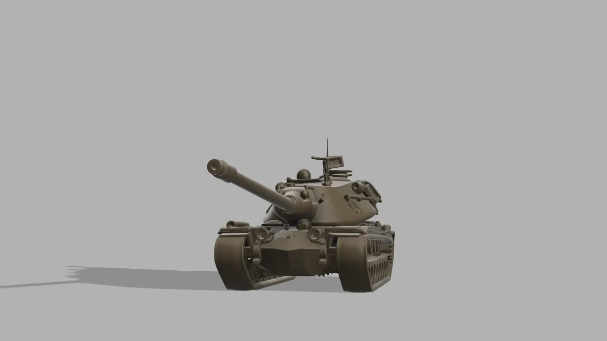 Ultra-Detailed Classic Battle Tank - Free 3D Print Model - MakerWorld