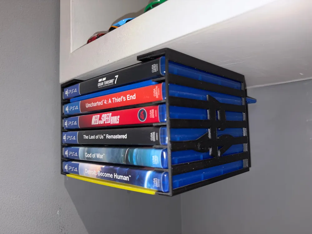 PS4/PS5 Game Holder by Dhrooba MakerWorld: Download Free 3D Models
