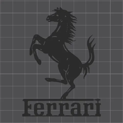 Ferrari Logo Wall Art by Teo_211 MakerWorld: Download Free 3D Models