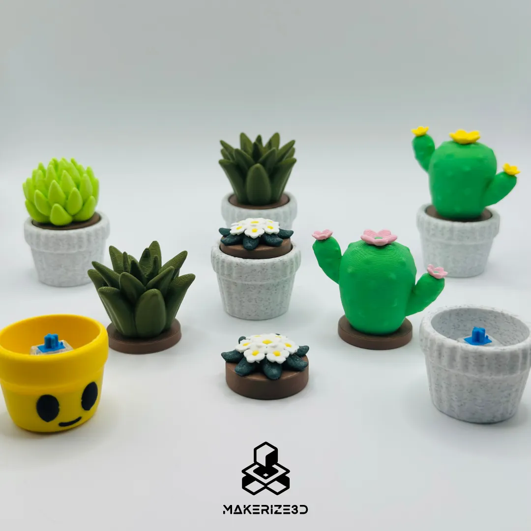 Leafy Plant Clicker - Free 3D Print Model - MakerWorld