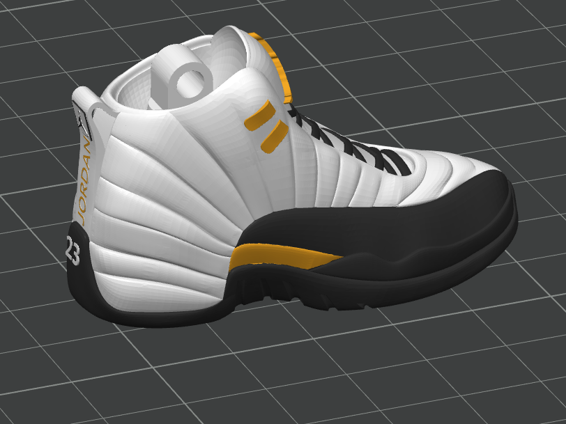 JORDAN AJ12 Monochrome Keychain Remixed by 飞行者 MakerWorld: Download ...