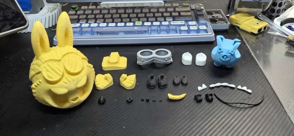 Minion Labubu (Separate Parts, No AMS Required) - Free 3D Print Model ...