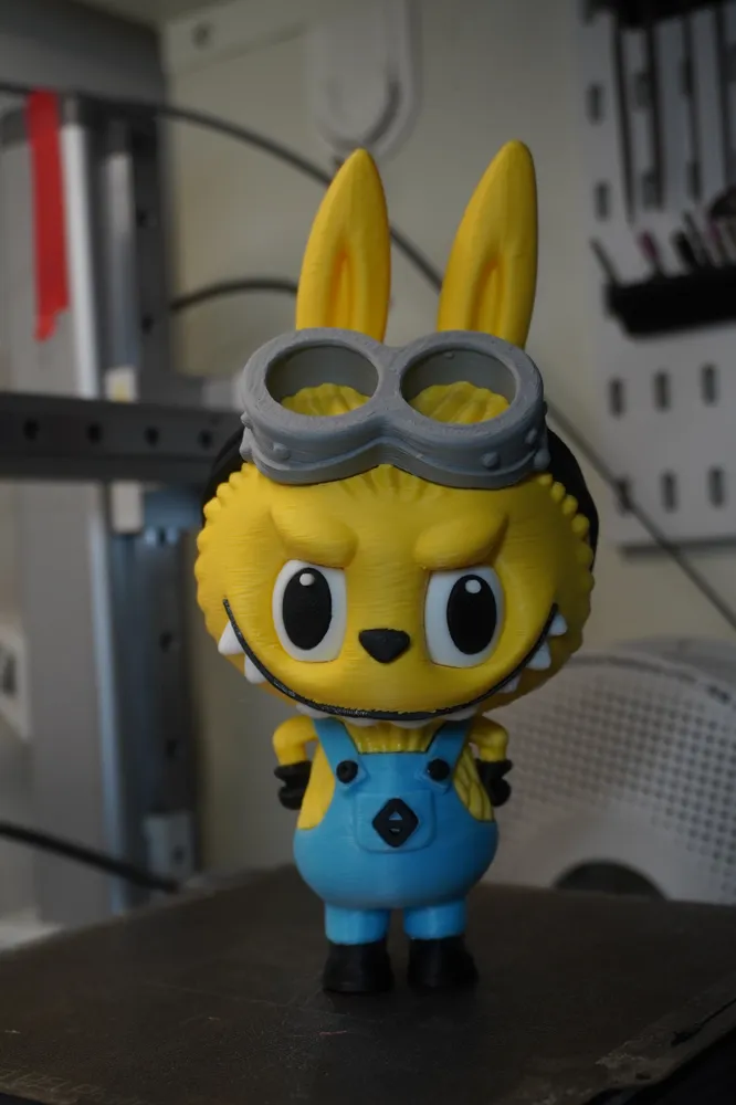 Minion Labubu (Separate Parts, No AMS Required) - Free 3D Print Model ...