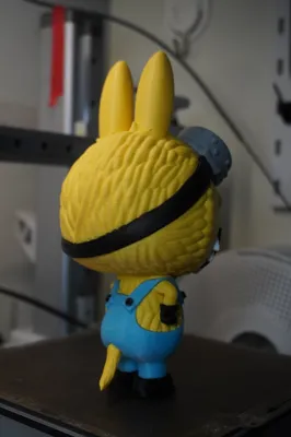 Minion Labubu (Separate Parts, No AMS Required) - Free 3D Print Model ...