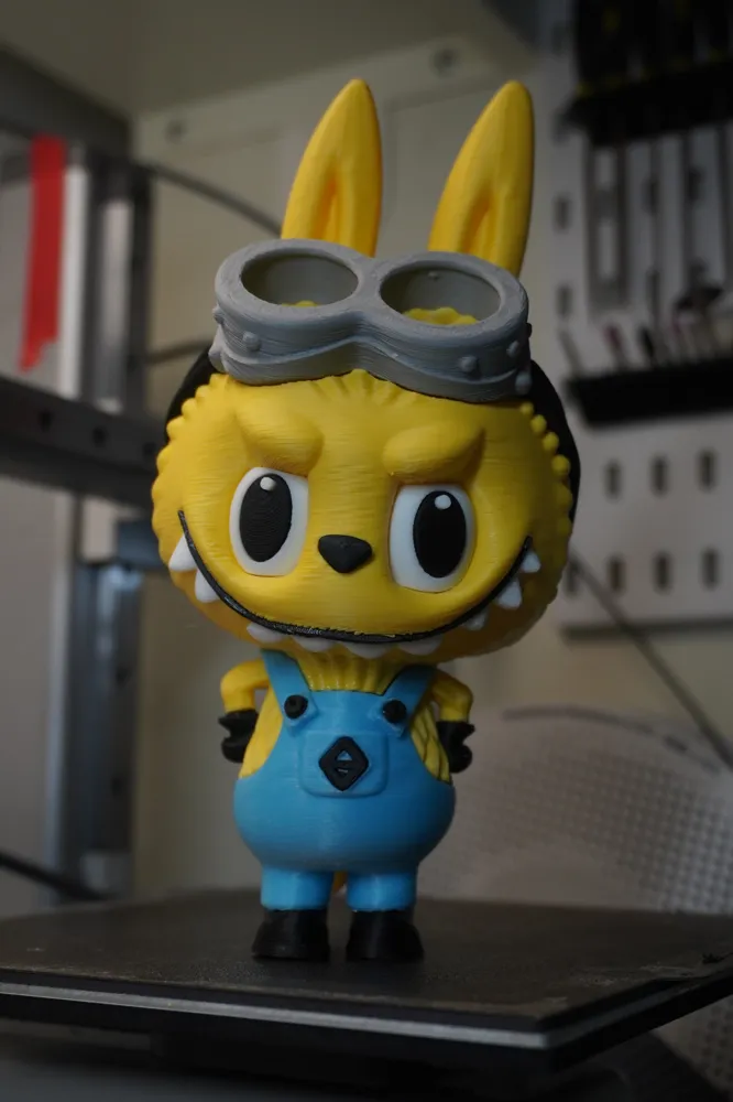 Minion Labubu (Separate Parts, No AMS Required) - Free 3D Print Model ...