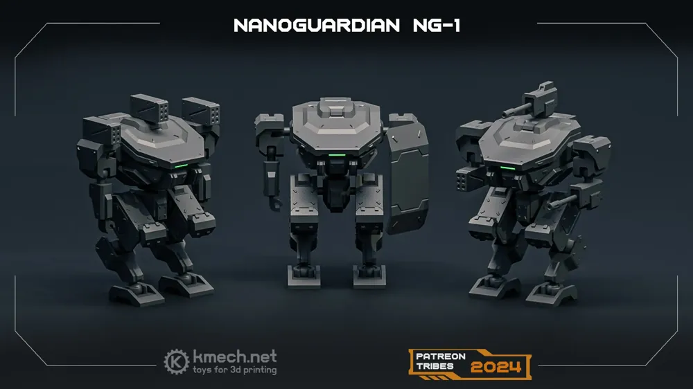 Mech modular NG1 old - Free 3D Print Model - MakerWorld