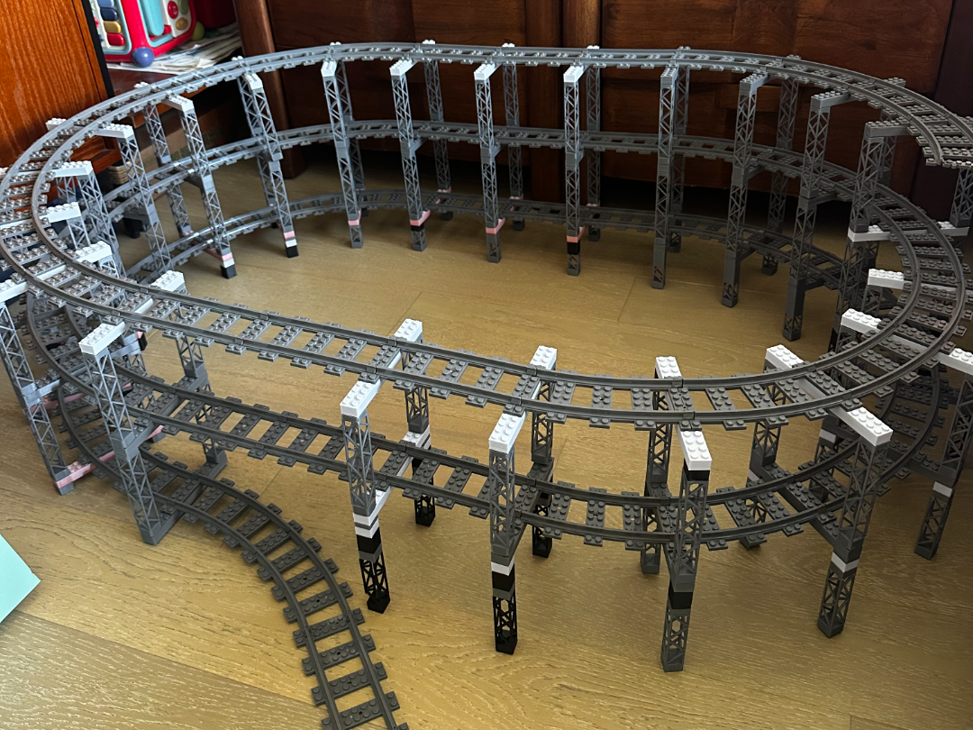 LEGO Track Riser by 最大的鲤鱼 MakerWorld: Download Free 3D Models