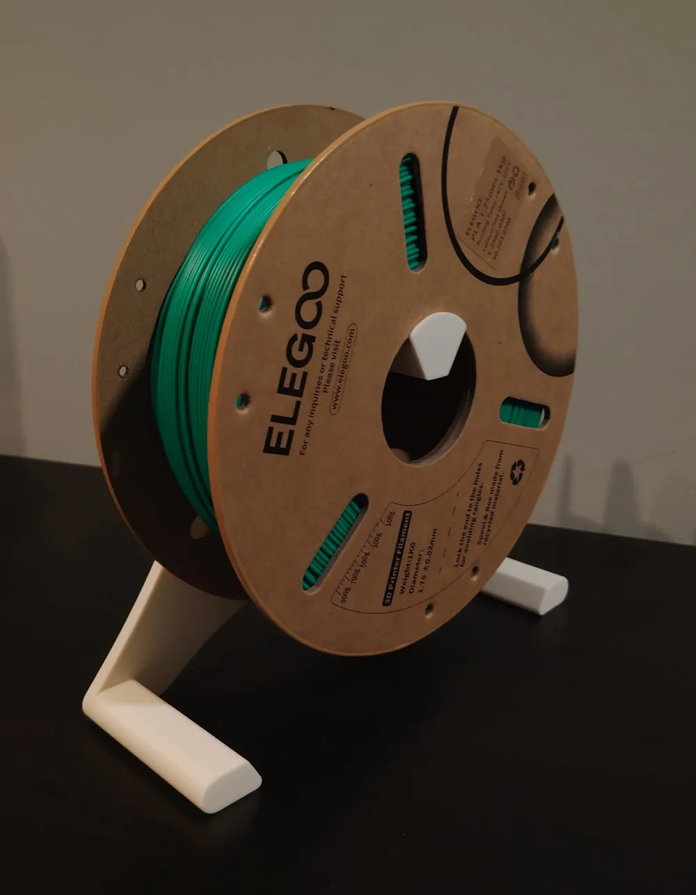 Single‑Piece Filament Spool Holder by matrowgen MakerWorld: Download ...