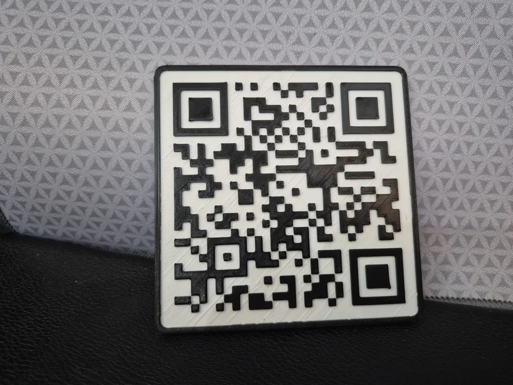 Rick roll qr code by willim MakerWorld: Download Free 3D Models