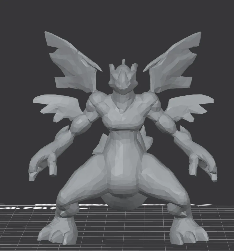 Pokemon: Zekrom - Free 3D Print Model - MakerWorld