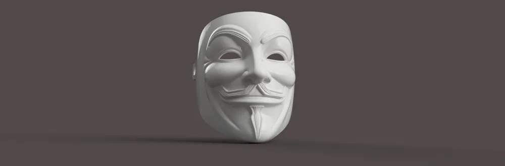 Anonymous Party Mask by PrintVision MakerWorld: Download Free 3D Models