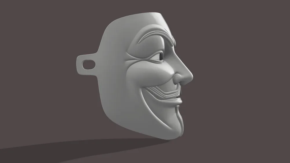 Anonymous Party Mask by PrintVision MakerWorld: Download Free 3D Models