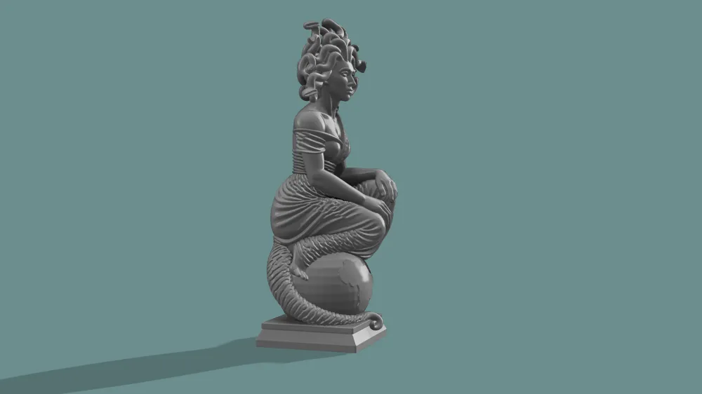 Medusa on the Globe by PrintVision MakerWorld: Download Free 3D Models