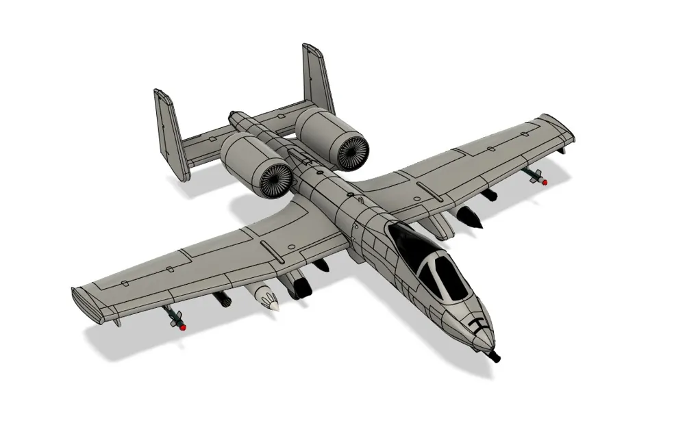 A10 Warthog by Bacho MakerWorld: Download Free 3D Models