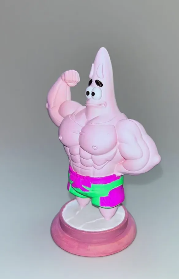 Buff Patrick Star by Tead_k MakerWorld: Download Free 3D Models