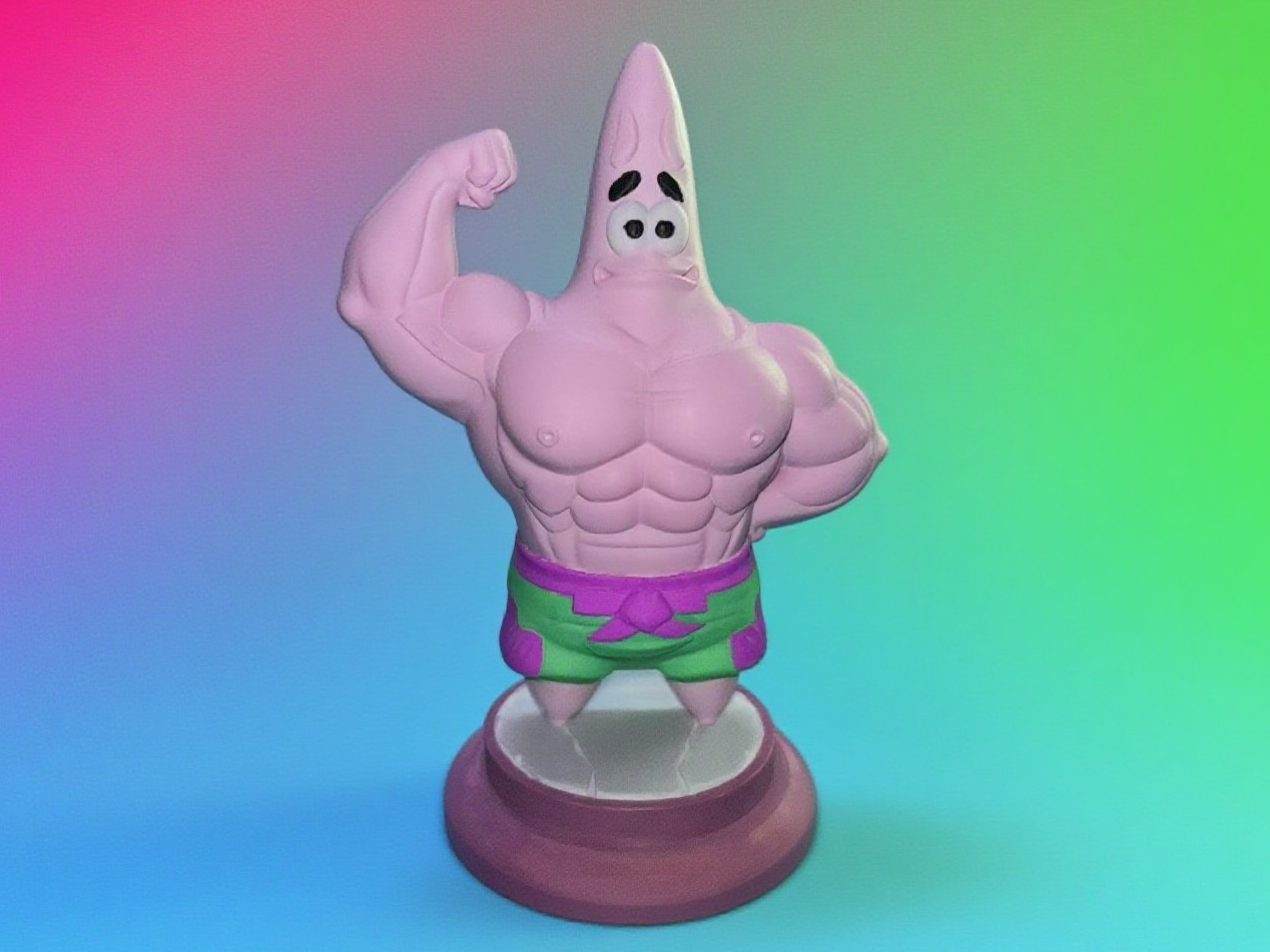 Buff Patrick Star by Tead_k MakerWorld: Download Free 3D Models