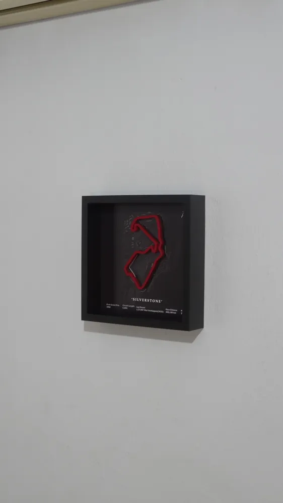 F1 Circuit Display Frame - Free 3D Print Model - MakerWorld